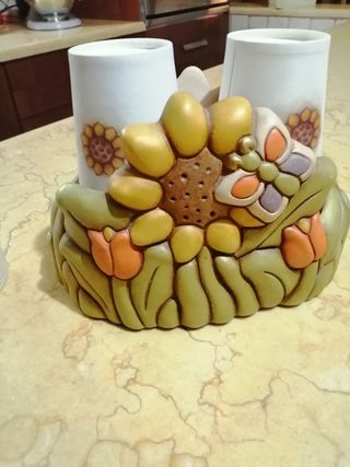 Porta bicchieri doppio linea country Thun 