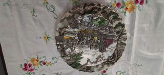 Piatto per torta e 5 piattini per le porzioni