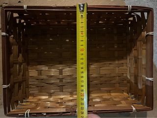 Cesto vimini lèggerò per contenere Natale