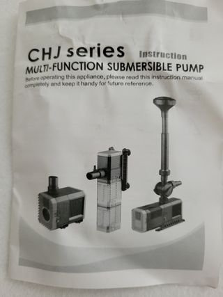 pompa laghetto, chj series, multi-function subme..