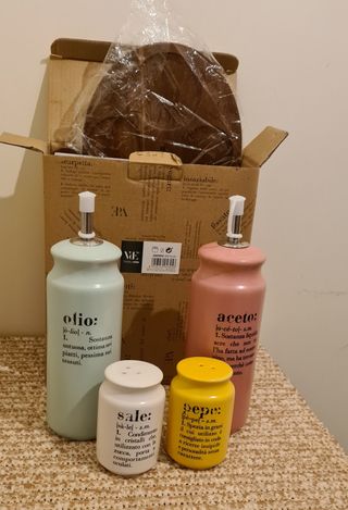 set condimento Villa d'Este