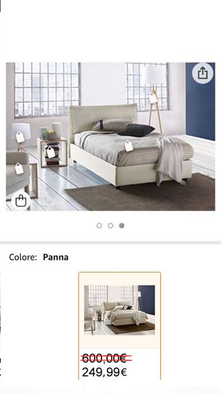 LETTO 1 PIAZZA E MEZZO    NUOVO  ANCORA INCARTATO