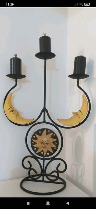 candelabro con candele