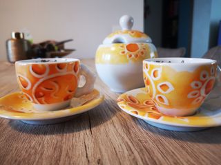 Set zuccheriera e tazzine caffè Thun
