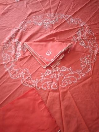 tovaglia con 6 tovaglioli 