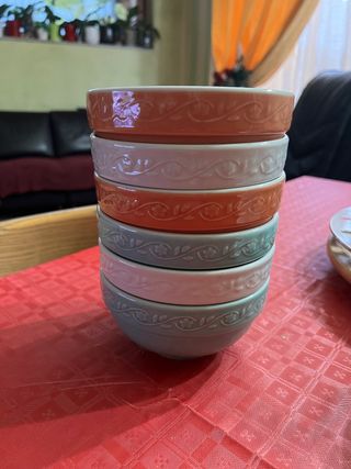 Ciotole per colazione o zuppa colorate