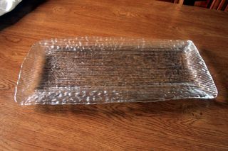 Vassoio vetro soffiato IVV