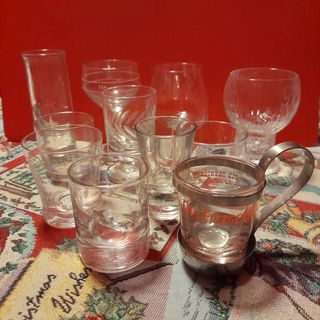 11 bicchierini da collezione vintage 