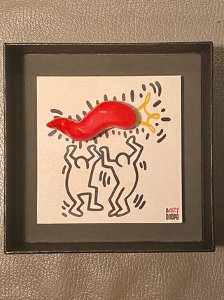 Quadretto artigianale cm 13x13 - pARTenope 