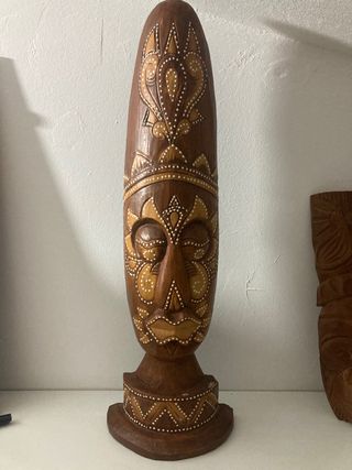 Maschera legno stile africano 