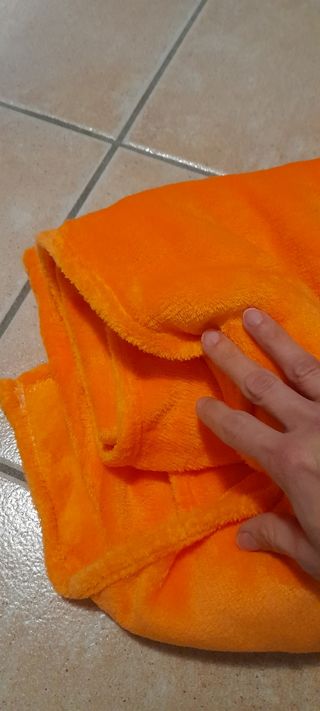 Plaid morbidissimo arancione