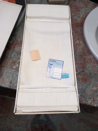 Asciugamano vintage puro lino