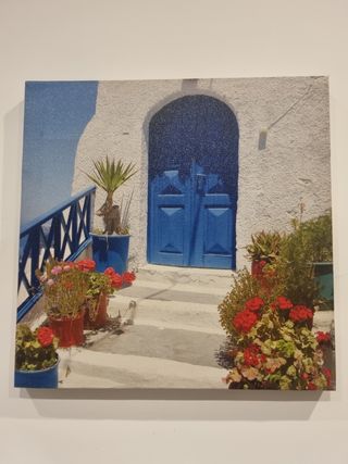 canvas paesaggio greco