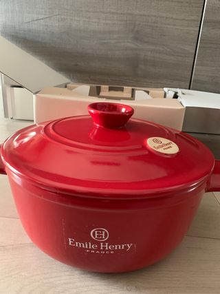 Cocotte tonda piccola rossa Emile Henry