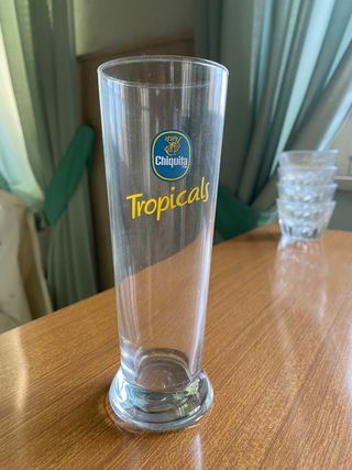 Bicchiere vintage collezione chiquita banana 