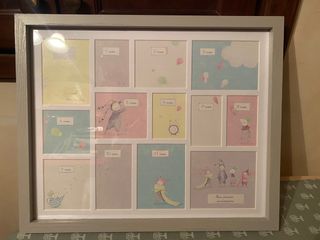 Quadro cornice bambini foto moulin roty 