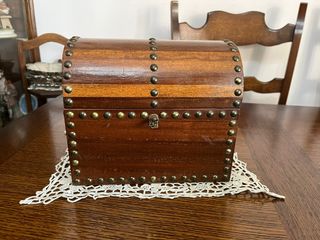 Bauletto Portaoggetti Antico in Legno 
