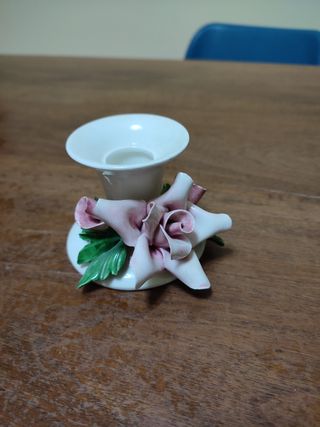 portacandele in ceramica