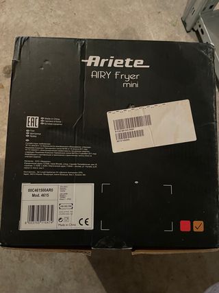 Friggitrice ad aria Ariete mini gialla 