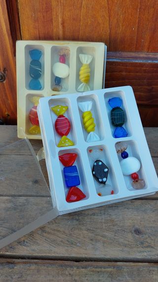 Set caramelle in vetro, segnaposto