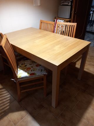 Tavolo da cucina ikea in legno allungabile