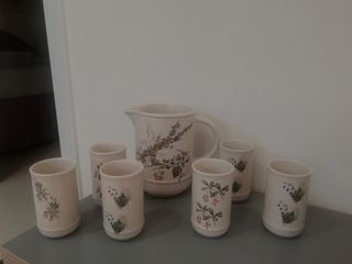 set brocca e bicchieri