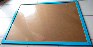 Cornice MDF azzurro 50 x 70 cm con vetro