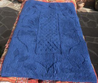 tappeto blu 55x90 cm