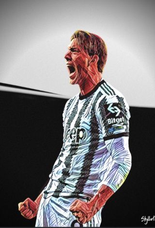 Poster Print Vlahovic Juventus