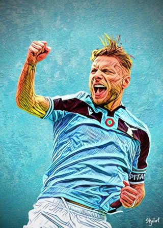 Poster Print Ciro Immobile Lazio