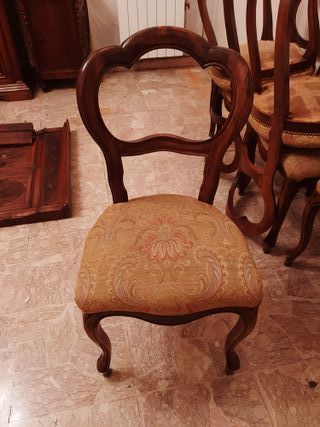 6 Poltrone modernariato, imbottite da salotto