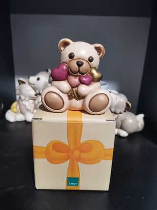teddy con mazzo di cuori thun😍