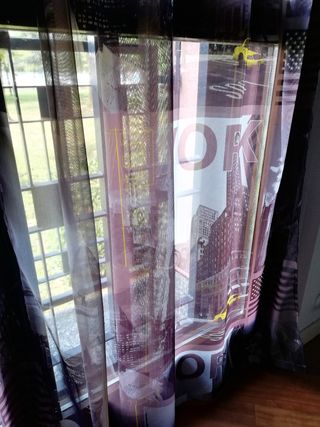 2 Tende moderne con tema New York 