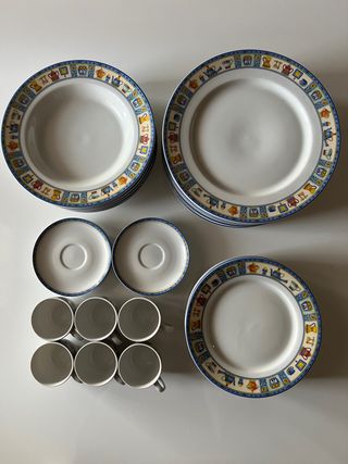 Set Piatti e Tazzine Caffe 'MILADY'