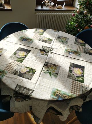 Tovaglia rotonda idrorepellente