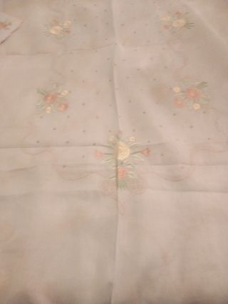 tovaglia in organza  con 12 tovaglioli