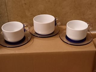 set 3 tazze colazione Guzzini