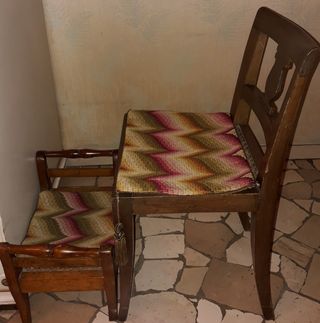 Sedia, seggiolino bambini: neo-medievale Ottocento