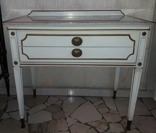 Due comodini vintage in legno, per camera da letto