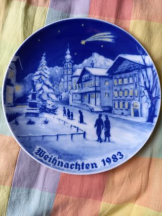 Piatto decorativo da appendere Weihnachten 1983