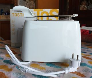 tostapane bianco  a 2 pinze