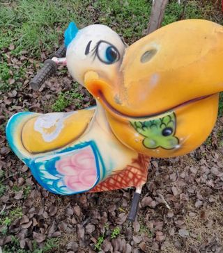 giostra vintage pellicano anni 80 