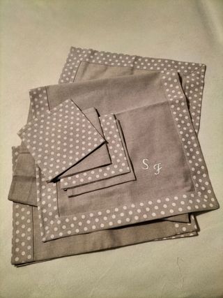 Runner con tovaglioli 