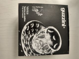 2 tazzine Guzzini con piattino