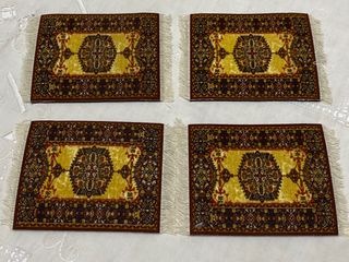4 mini tappeto persiano
