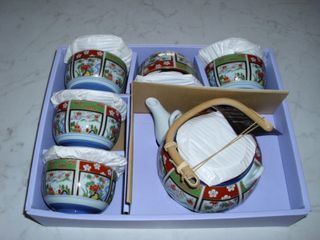 Servizio da tè Imari porcellana giapponese