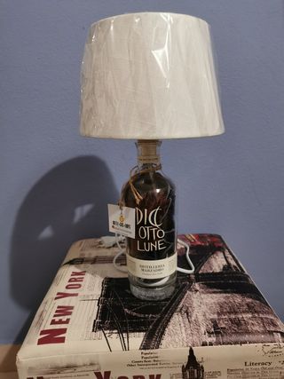 Lampada bottiglia Diciottolune