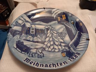 set piatti natalizi 1982-1983-1984-1988-1989