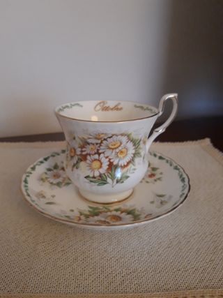 tazza da the mese ottobre.