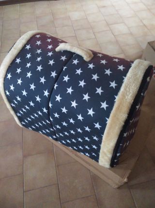 cama perro mediana interior